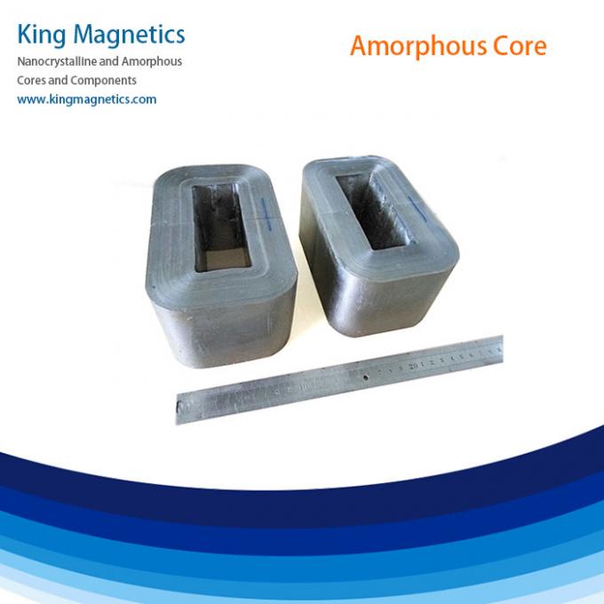 Hall-sensor nano crystalline strip wound amorphous toroid core with gap